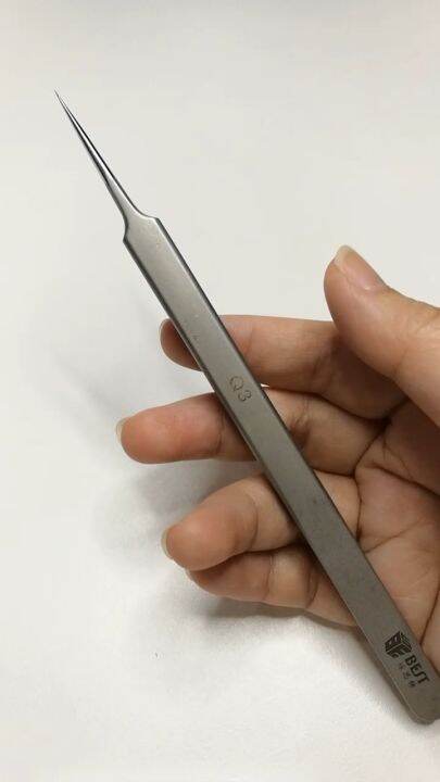 Ultra Precision Stainless Steel Straight Tweezers With Fine Tip - BGA ...