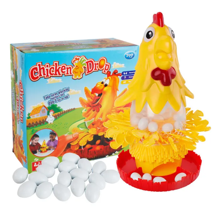 เกมถอนขนไก่ Chicken Drop เกมส์ไก่อย่าออกไข่เลย ของเล่นเสริมทักษะ ฝึก ...
