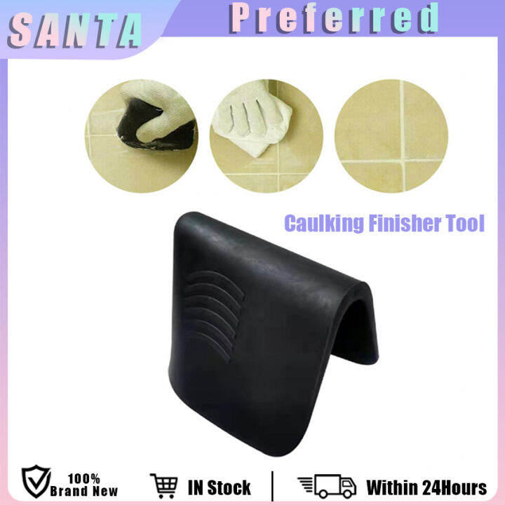 Black Tile Caulking Finisher Sealant Smooth Scraper Grout Kit Home Wall ...