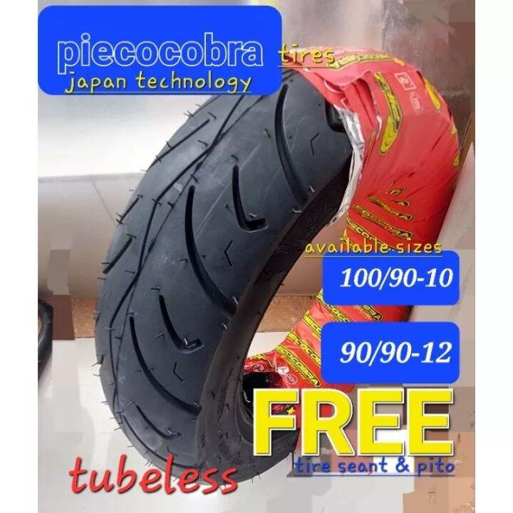 Burgman Tubeless 100/90-10, 90/90-12 Piecocobra | Lazada PH