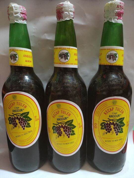 Cap Anggur Kecap Tulen Asin 600ml/Seng Lie bandung. kecap dengan cita ...