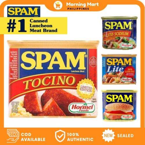 Spam Luncheon Meat Regular / Spam 5% Less Sodium / Spam Lite / Spam ...