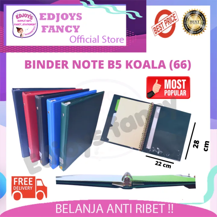 Edjoys Buku binder kuliah aesthetic Binder note A5 Binder notebook B5 ...
