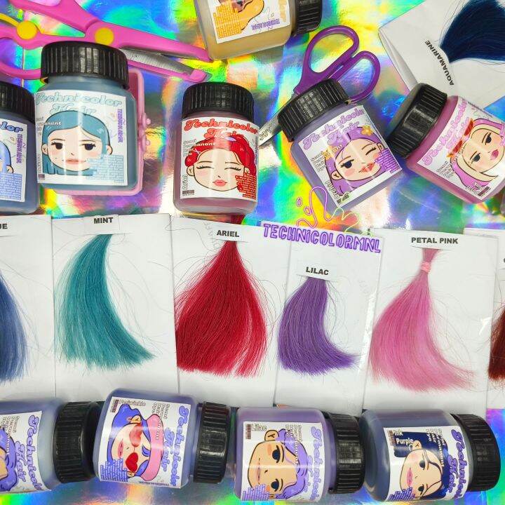 Mini Technicolor Hair Semi Permanent Hair Dye for Short Hair | Lazada PH