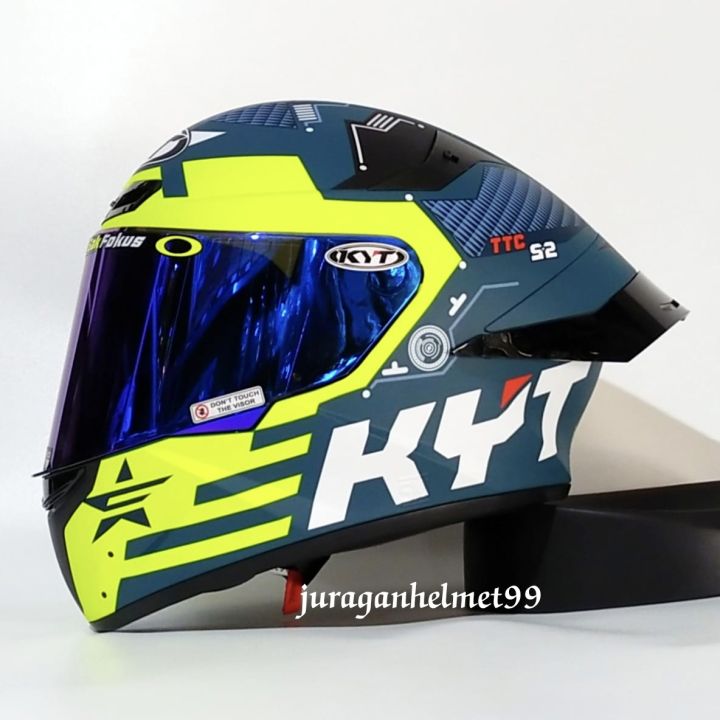 helm full face KYT TT course fuselage paket ganteng Helm full face paket ganteng | Lazada Indonesia