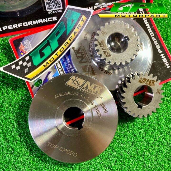 NLK PERFORMANCE YAMAHA Y15 SPECIAL BALANCER FLYWHEEL 350gram STANDARD ...