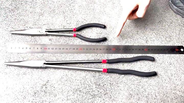 11INCH 16INCH Extra Long Nose Plier Straight 45 degree 90 degree O ...