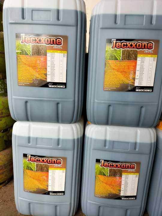1 galon isi 20 liter racun rumput Jexxone paraquat kontak | Lazada ...