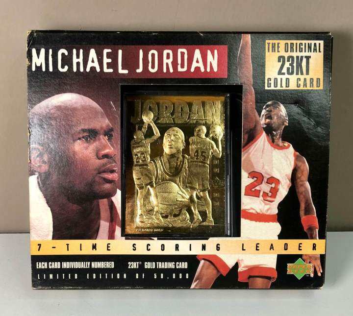 MJ 🐐 MICHAEL JORDAN 23 KARAT GOLD CARD 🏀 การ์ดสะสมทองคำ บาสเก็ตบอล NBA 🏀 LIMITED EDITION 🇺🇸 ...