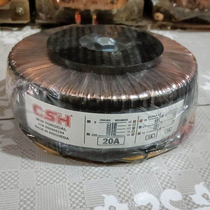 Trafo Toroid Donat 20A CT 45-35V Merk CSH | Lazada Indonesia