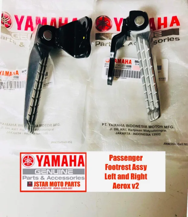 footrest assy / passenger foot rest Aerox v2 yamaha genuine | Lazada PH