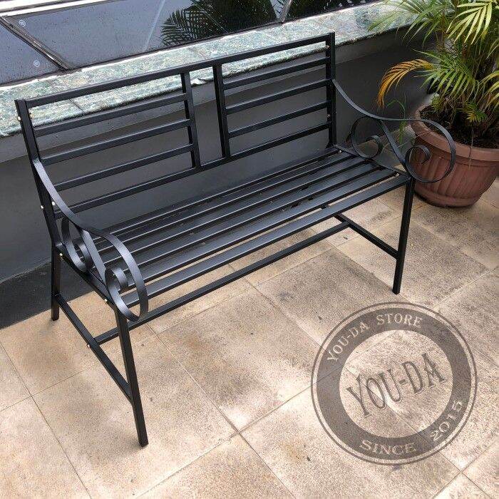 Kursi Taman/Kursi Teras Besi Galvanis | Lazada Indonesia