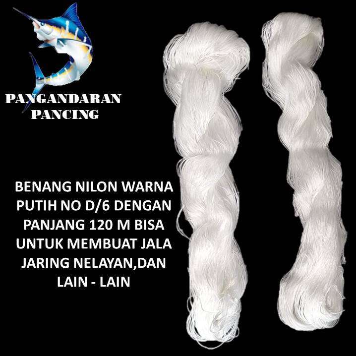 Benang Nilon Putih No. 6 Tali Nilon Tali Benang Nilon Tali Bangunan ...
