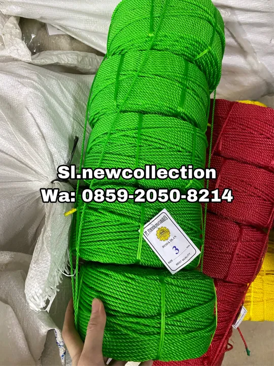 Tali Tambang 3 mm Merk RODA IKAN Warna / HARGA 1 ROL MURAH | Lazada Indonesia