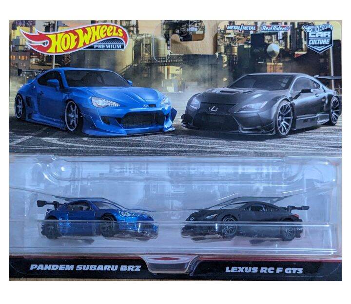 Hot Wheels Premium Car Culture 2 pack Pandem Subaru BRZ/Lexus RC F GT3 | Lazada PH