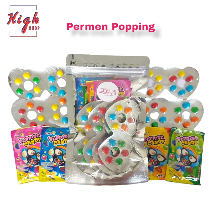 Permen POPPING candy mix Coklat Kacamata Permen Tiktak Coklat Warna ...