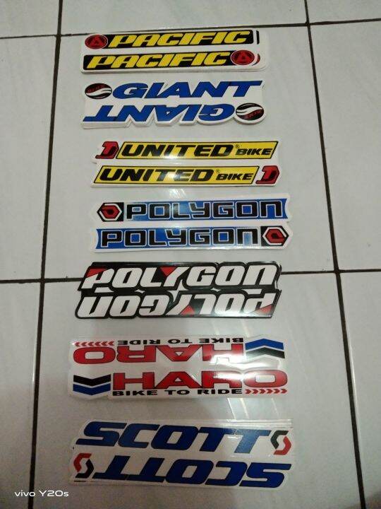 Stiker Sepeda Polygon, United , Scott. | Lazada Indonesia