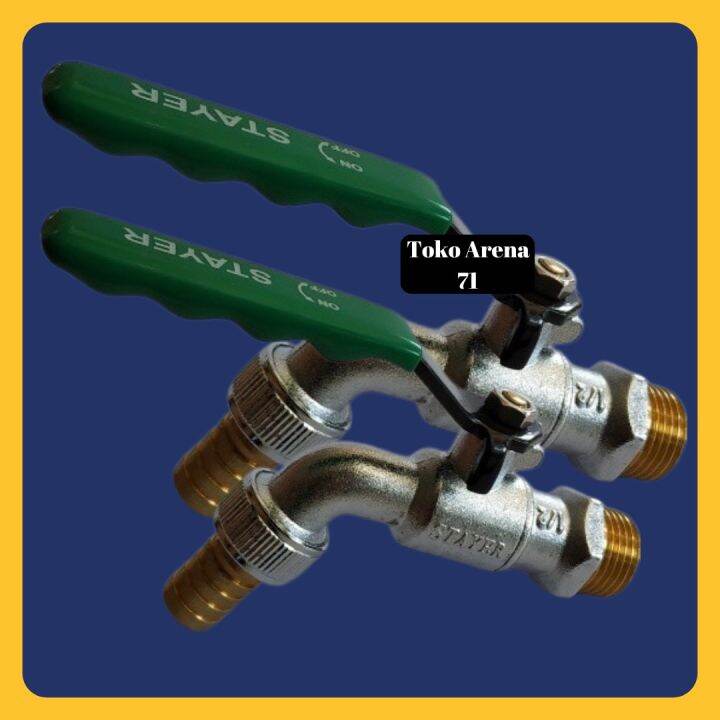 KRAN KUNINGAN STAYER 1/2 INCHI 1/2" KRAN BESI KRAN AIR KERAN KRAN BESI ...
