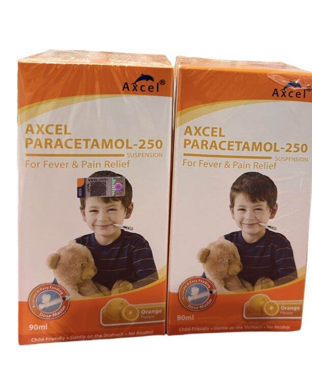 AXCEL PARACETAMOL-250 SUSPENSION (90ML) | Lazada