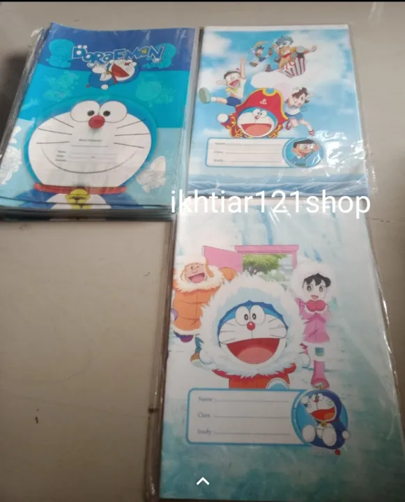 1 pack Sampul Buku Full karakter ukuran kuarto isi 10 Lembar khusus ...