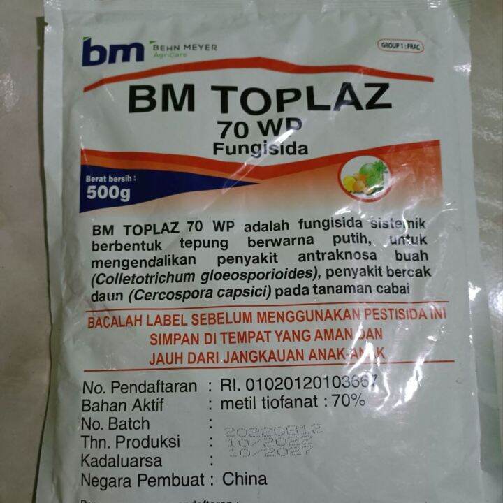 Bm Toplaz 70wp 500gr ,fungisida sistemik yang mengendalikan penyakit ...
