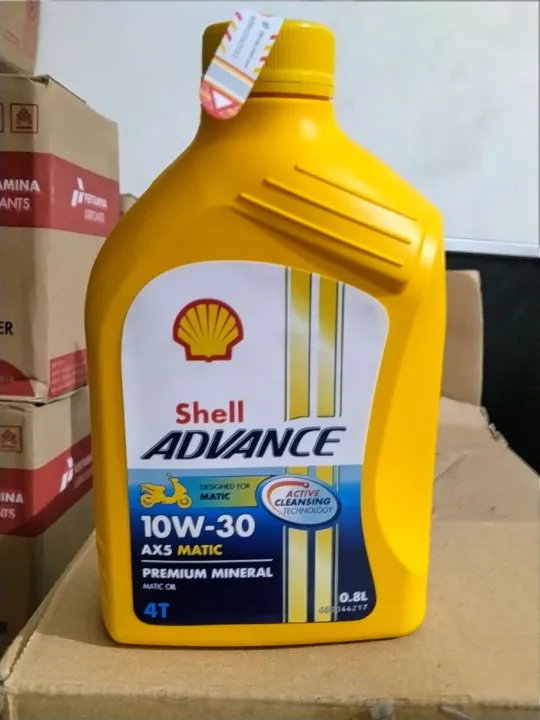 oli Shell advance AX 5 800 ml matik original universal cocok untuk ...