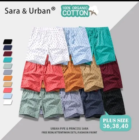 PRINTED URBAN PIPE PLUS SIZE SHORT MEN | Lazada PH