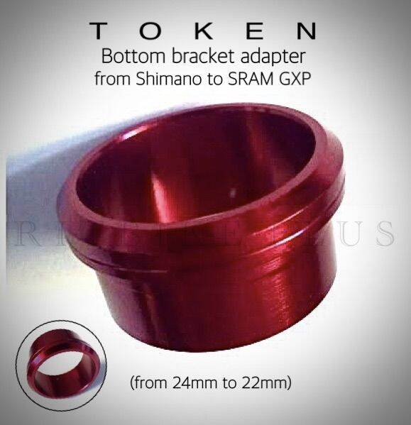+อแดปเตอร์กะโหลก TOKEN สำหรับ sram GXP 22mm. | Lazada.co.th