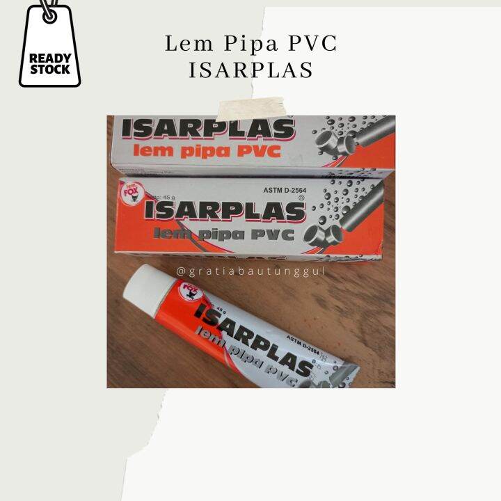 lem pipa PVC ISARPLAS | Lazada Indonesia