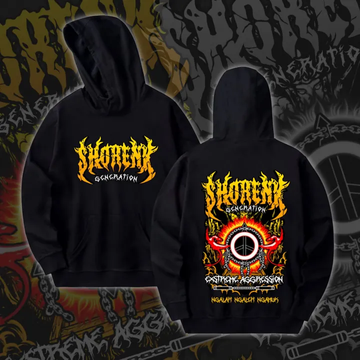 HOODIE PSHT DESAIN TERBAIK SHORENK KUNING | SABLON DEPAN TULISAN LATIN ...