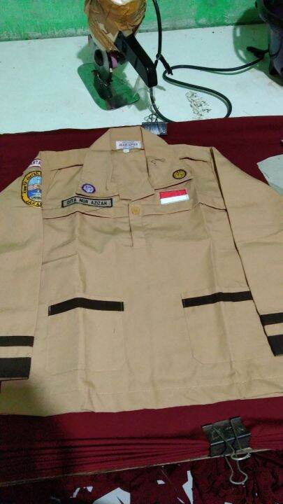 baju Pramuka siaga kelas 1 SD lengan panjang( hanya baju saja dan ...