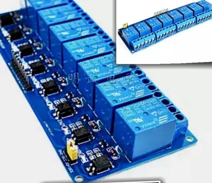 Modul Relay 8 Channel 5 Volt dengan isolasi OPTO AVR / 51 / PIC ...