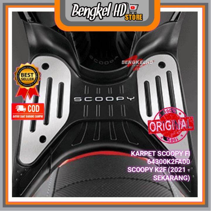 KARPET NEW SCOOPY 2021/KARPET PIJAKAN SCOOPY K2F ORIGINAL / STEP FLOOR SCOOPY20 | Lazada Indonesia