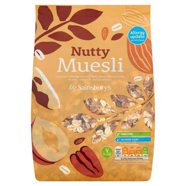 Nutty MUESLI by Sainsbury's 750g | Lazada PH