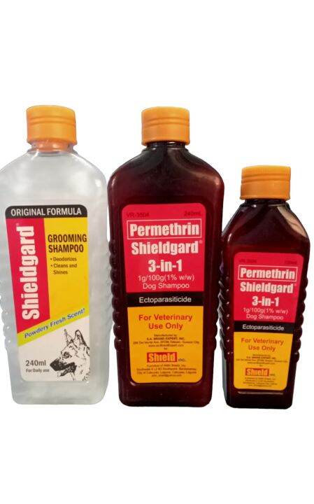 Shieldgard 3in1 Permethrin Dog Shampoo 120ml 240ml | Dog Grooming ...
