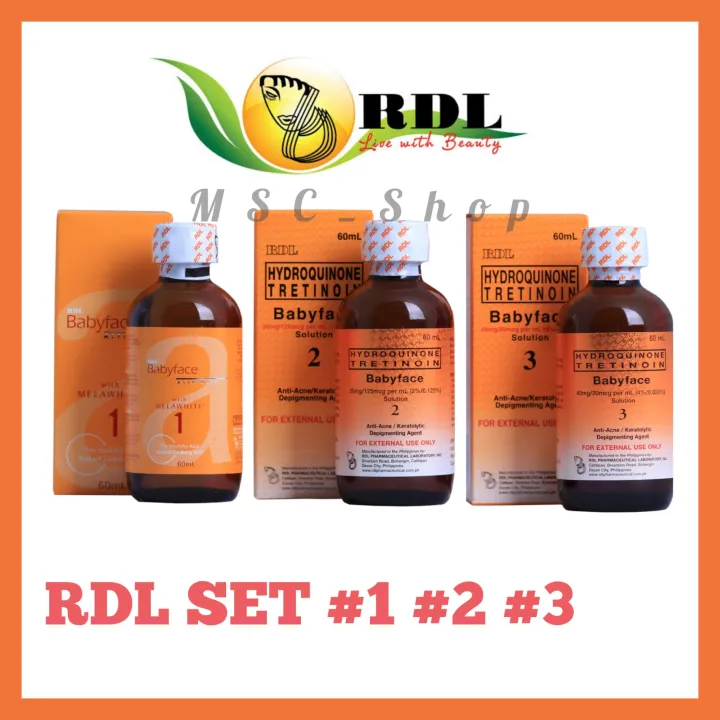 RDL SET #1 #2 #3 - 60ml | Lazada PH