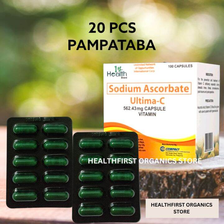 ULTIMA C 20 pcs PAMPATABA pwede sa Bata at Matanda, Non Acidic Vitamins ...