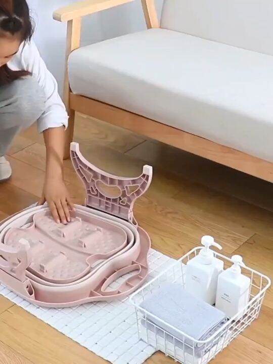 FILA FOLDABLE FOOTBATH BASKOM LIPAT RENDAM PIJAT KAKI REFLEKSI EMBER ...