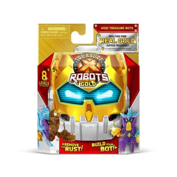Treasure x robots gold mini robot original | Lazada Indonesia