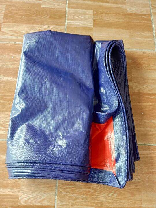 terpal (A5)ukuran 5x8m, warna biru oren. | Lazada Indonesia