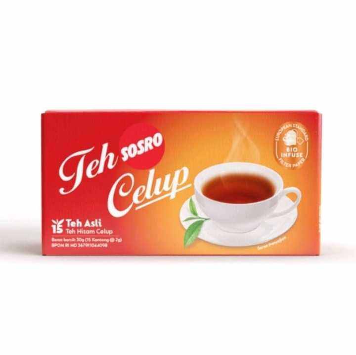TEH SOSRO BLACK TEA / TEA SOSRO CELUP ISI 15 KANTONG | Lazada Indonesia