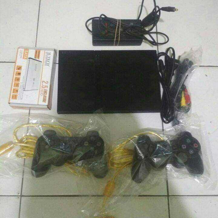 ps2 slim seri 70xxx lengkap siap pakai | Lazada Indonesia
