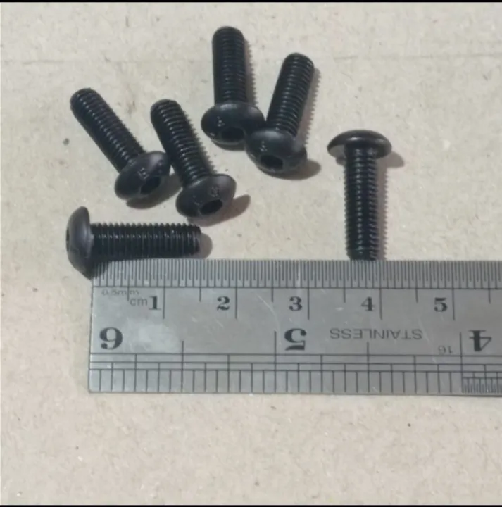 BAUT L BAJA BUTTON M5 X 16 PANJANG 1,6CM ( 2PCS ) KUNCI L3 / BAUT L3 BAJA | Lazada Indonesia