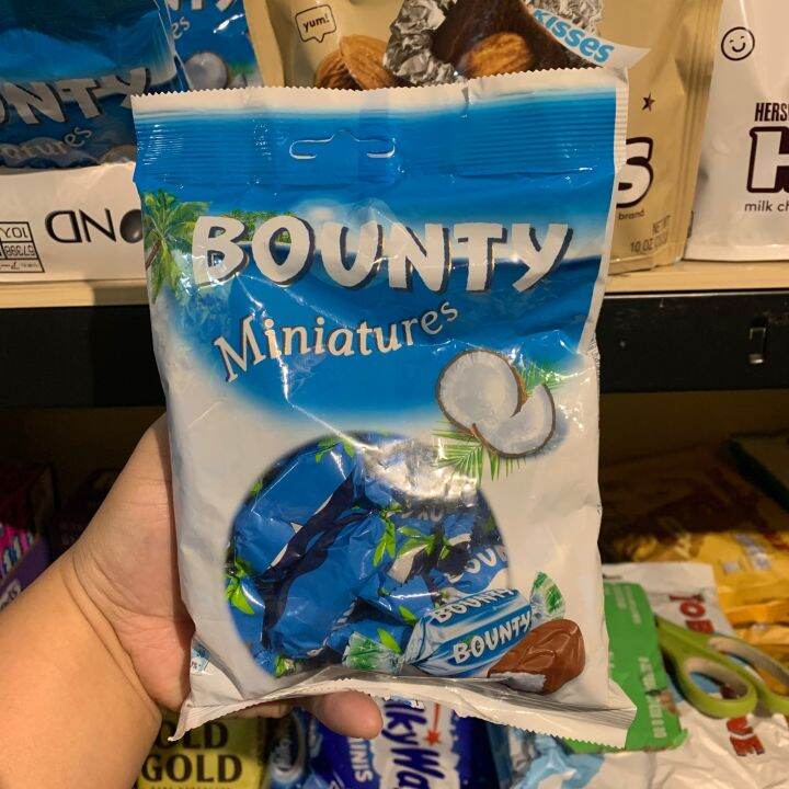 Bounty Miniatures Coconut coated with chocolate (14pcs) | Lazada PH