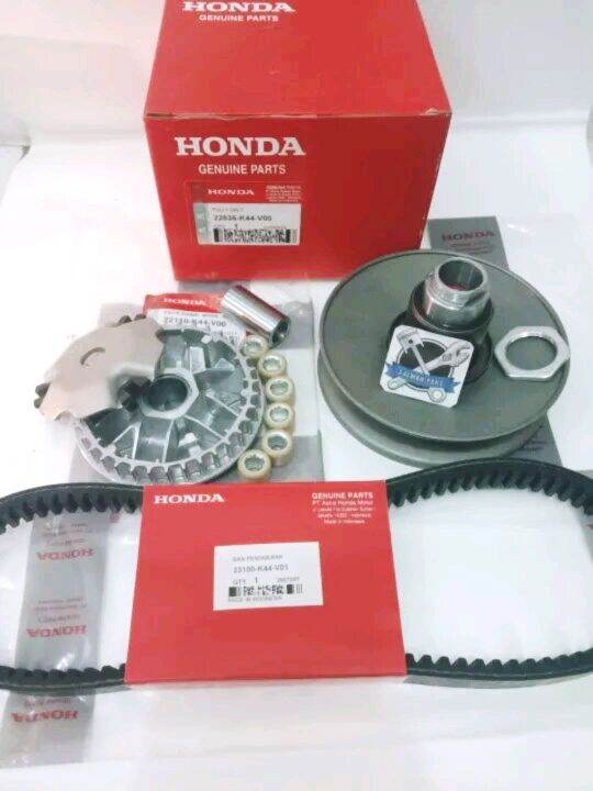 PULLY ONLY+RUMAH ROLLER+V-BELT HONDA BEAT POP/STREET FI/SCOOPY FI/NEW ...