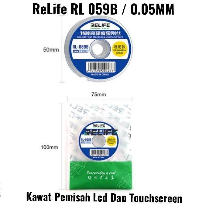 Original Relife RL-059B 0.05mm Kawat Pemisah LCD Touchscreen RL059 RL-059 B RL059B | Lazada ...