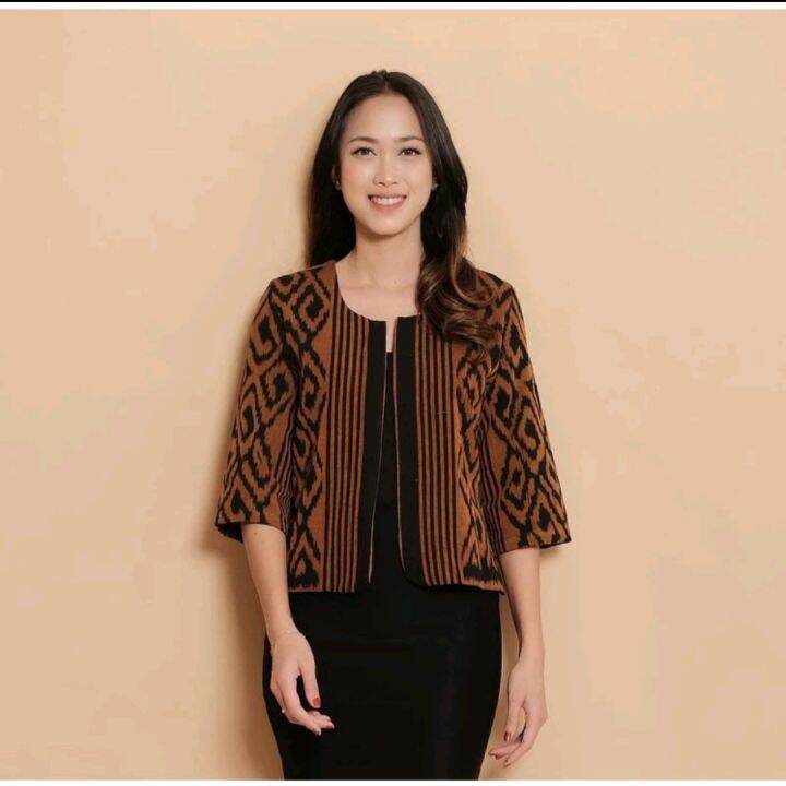 blazer tenun ngantor,outer tenun etnik | Lazada Indonesia