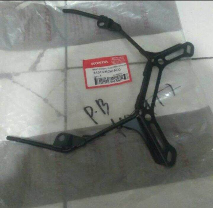 bracket breket besi dudukan plat nomer depan adv 150 original | Lazada ...