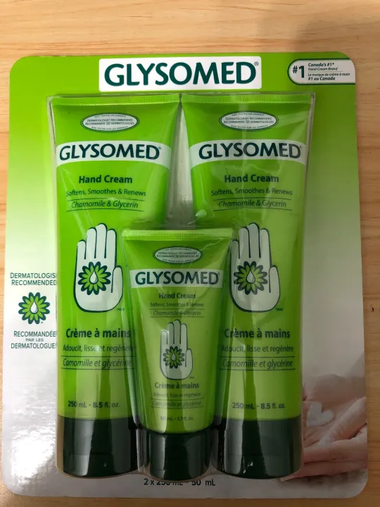 Glysomed hand cream 250ml (2) (1) 50 ml 3-1 pack dermatologist ...