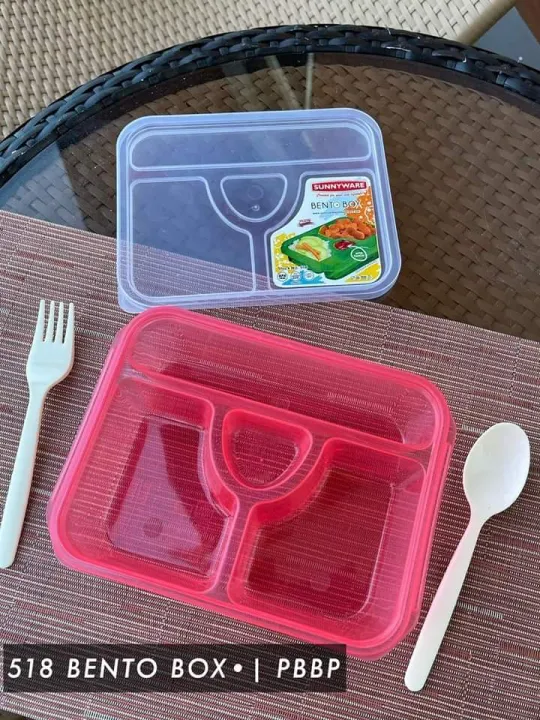 Bento box w/ spoon & fork set | Lazada PH